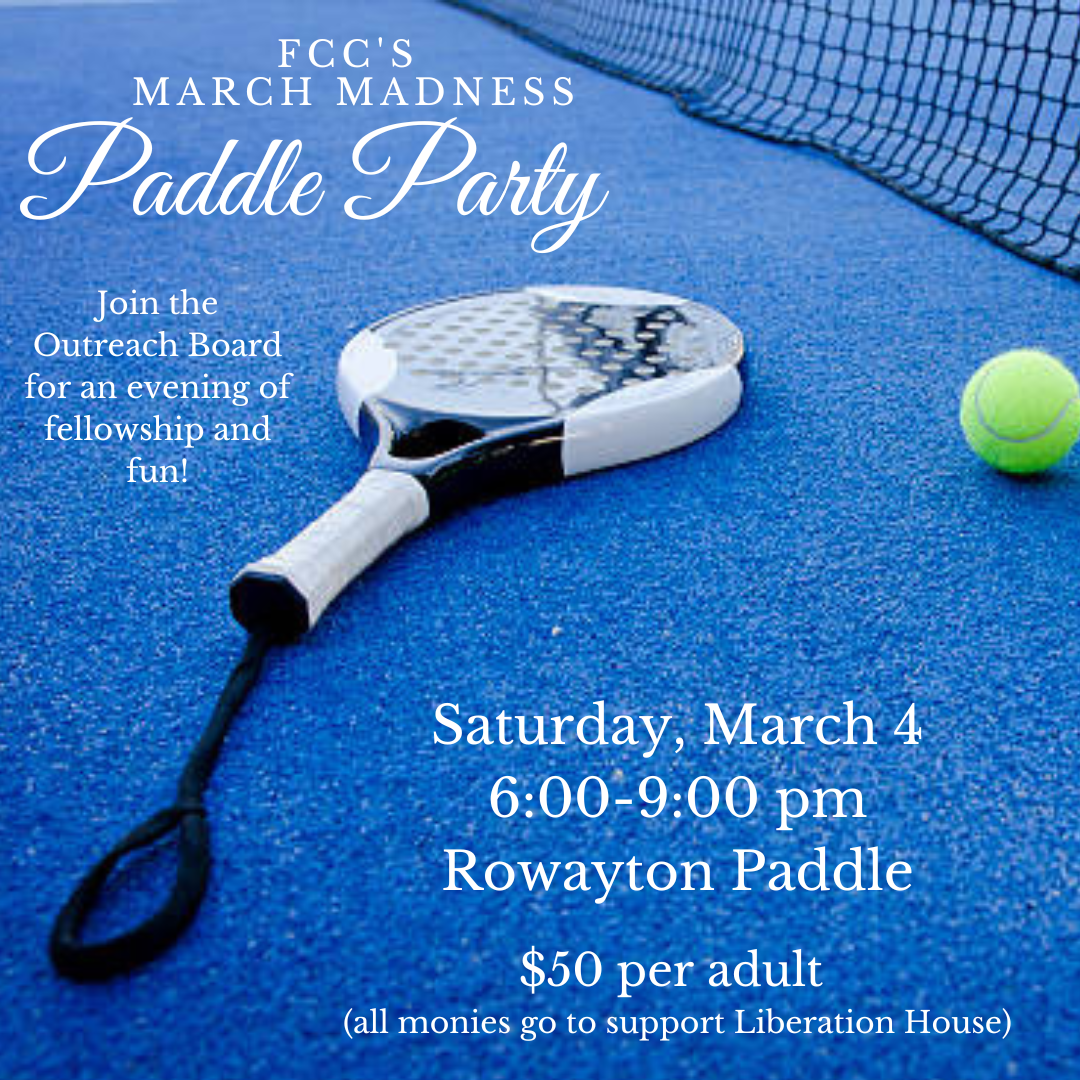 March Madness, Paddle Party, March 4, 6:00 to 9:00pm - The First ...
